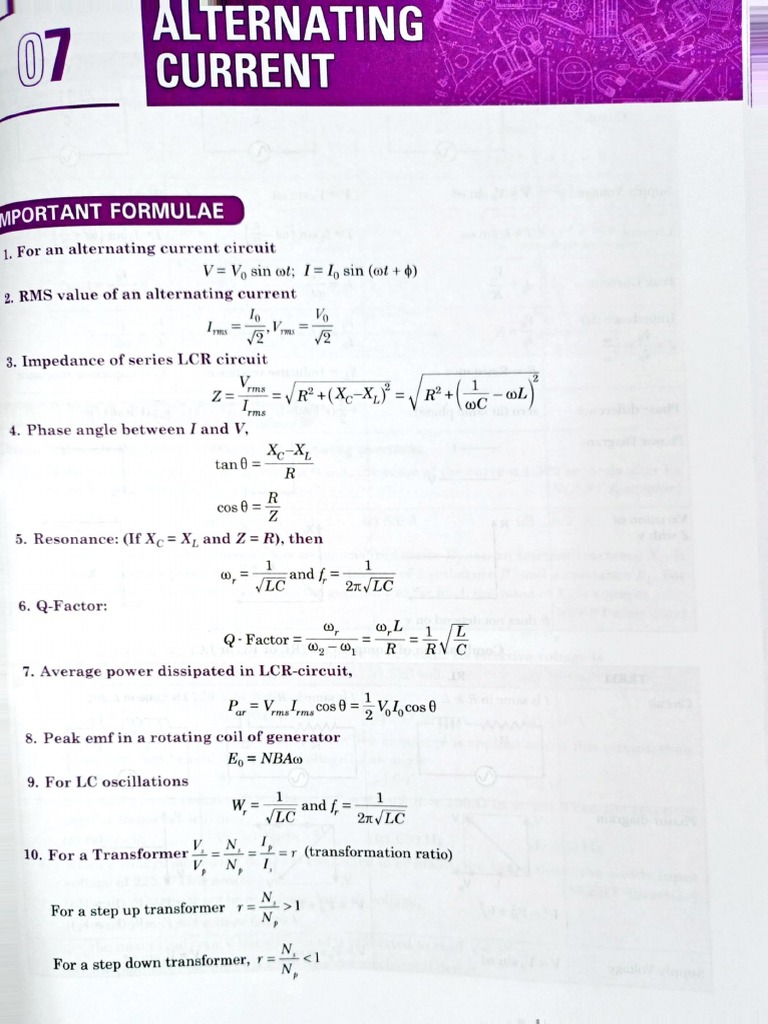 Alternating Current | PDF | Inductor | Inductance