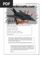 Flying Paper f15 PDF | PDF | Aircraft Configurations | Aeronautics