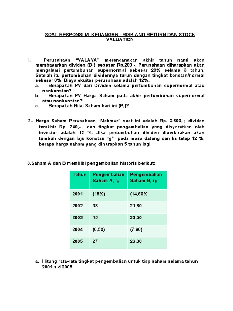 Responsi MK Gasal 21-22 | PDF | Bisnis | Pengelolaan Keuangan & Uang