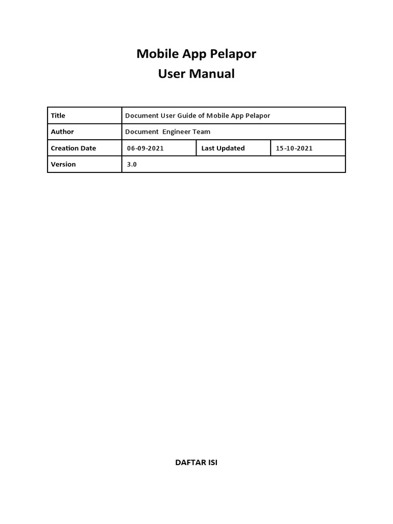 User Manual - Mobile App Incidema | PDF