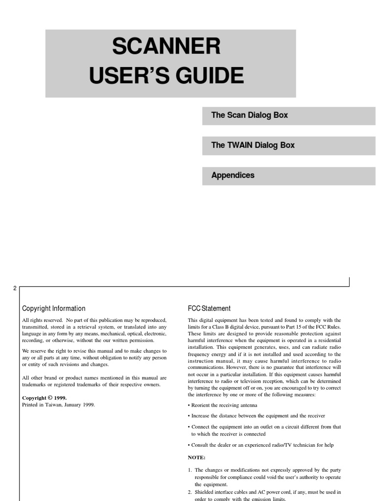 Mustek 1200 Ed Manual | PDF | Image Scanner | Icon (Computing)