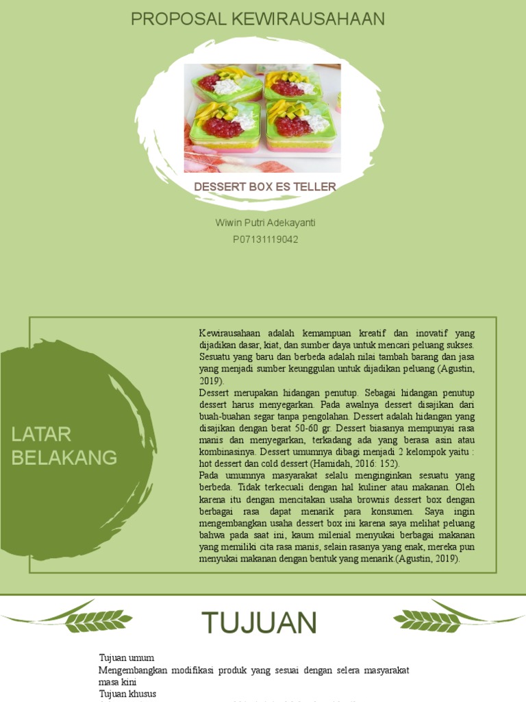 42 - PPT Proposal Kwu | PDF | Bisnis