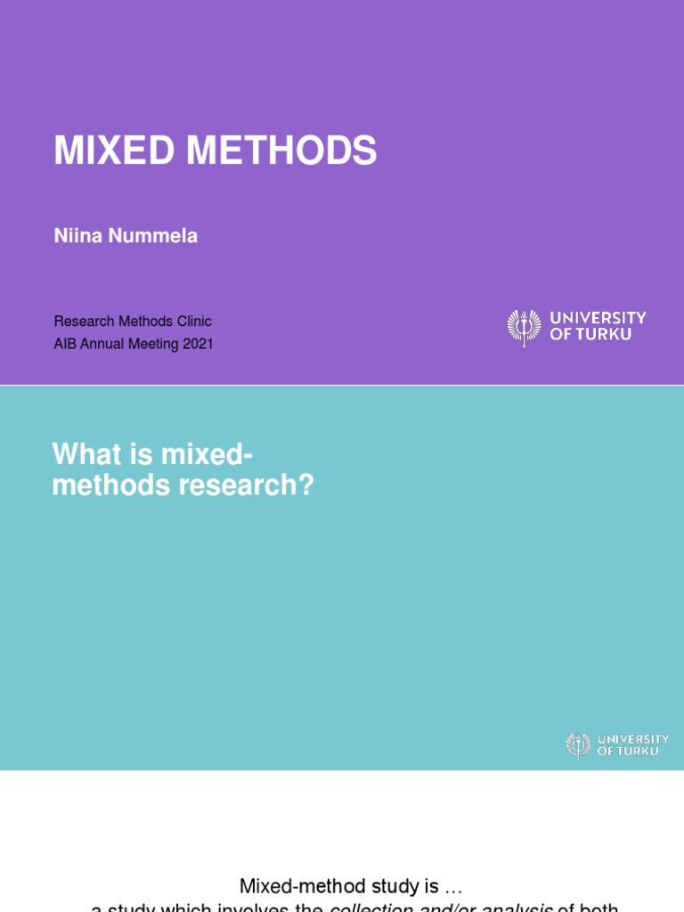 2021 Mixed Method | PDF | Qualitative Research | Science And Technology