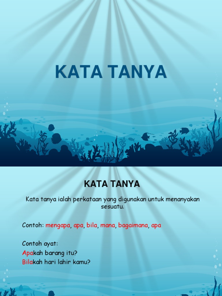 Kata Tanya | PDF