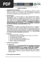 TDR - Personal de Salud - Modelo | PDF | Medicina | Bienestar