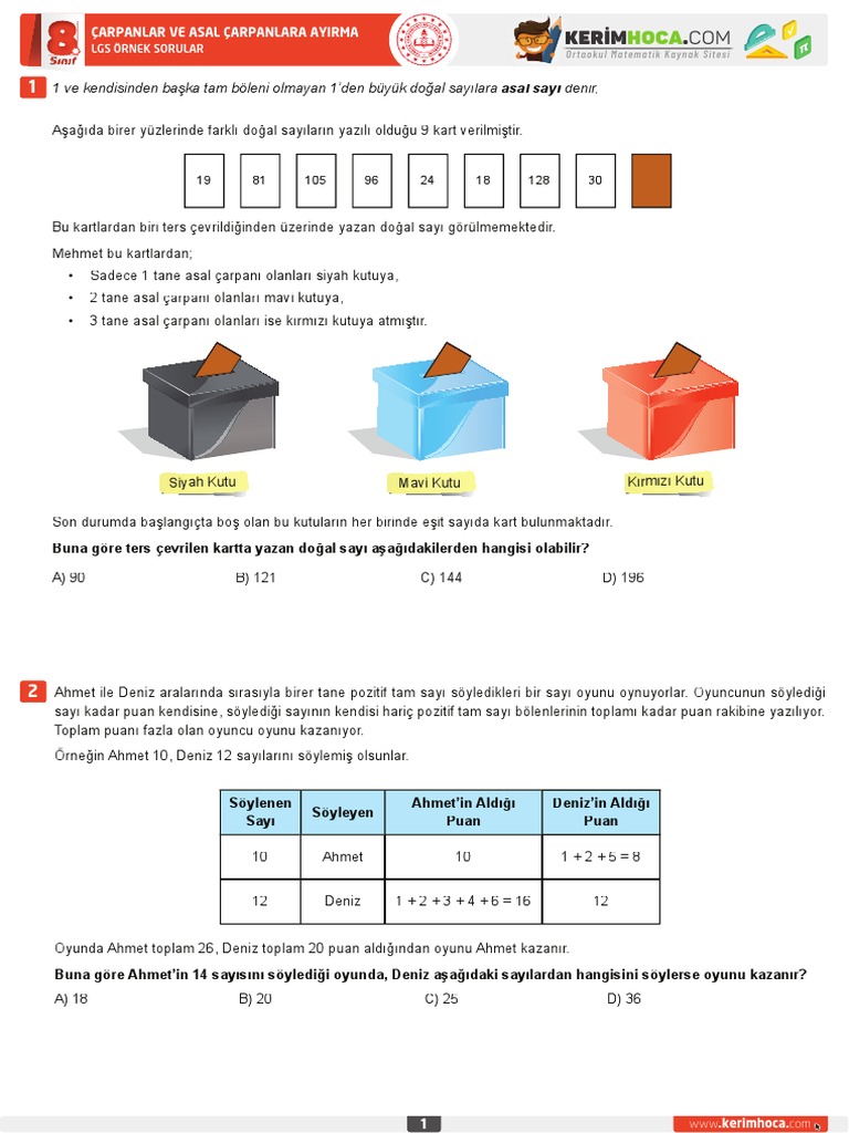 Breaking Down Numbers: A Visual Method for Prime Factorization | PDF