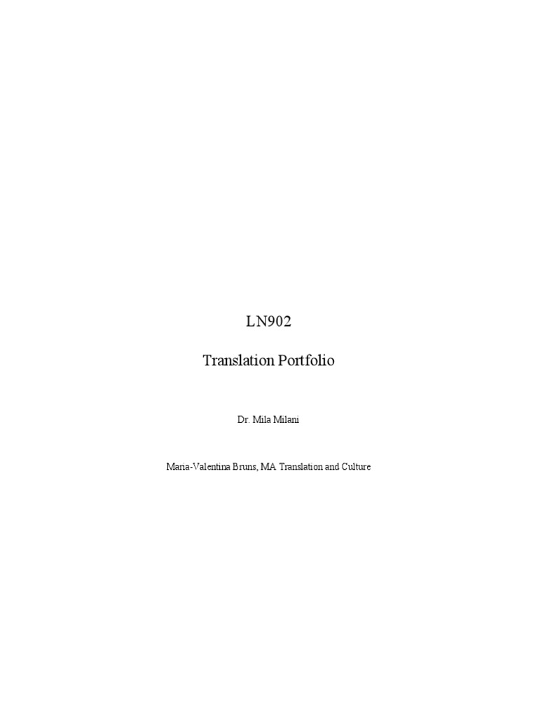 FN Translation Portfolio-3 | PDF | Translations | News