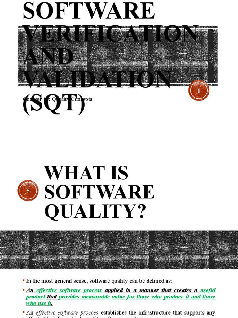 Software Quality Concepts Overview | PDF | Software Quality | Reliability Engineering