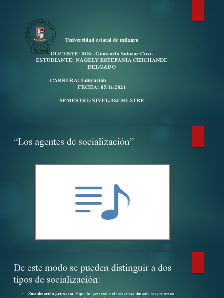 Universidad Estatal de Milagro | PDF | Socialización | Cognición