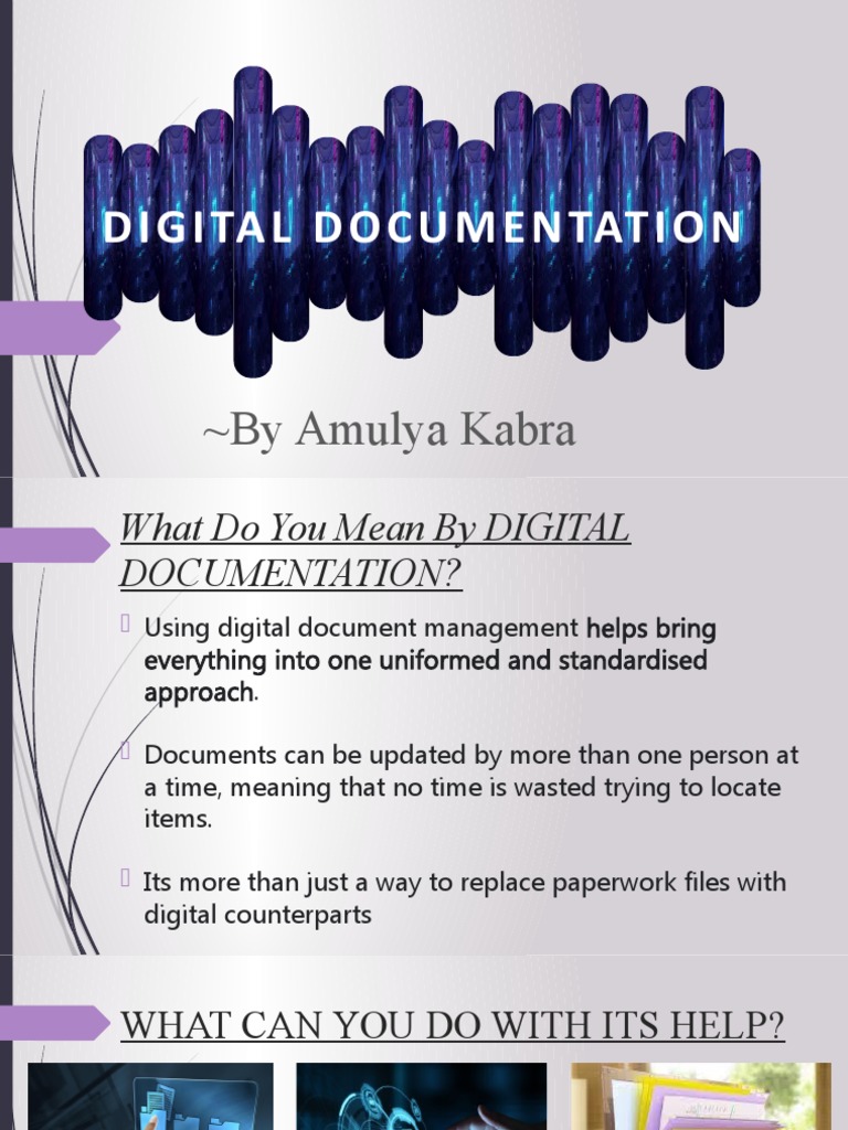 Digital Documentation - Presentation | PDF | Software Engineering ...