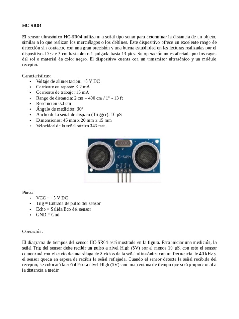 HC SR04 | PDF