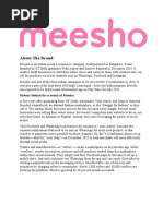 Meesho Online Shopping | PDF | Online Shopping | Marketing