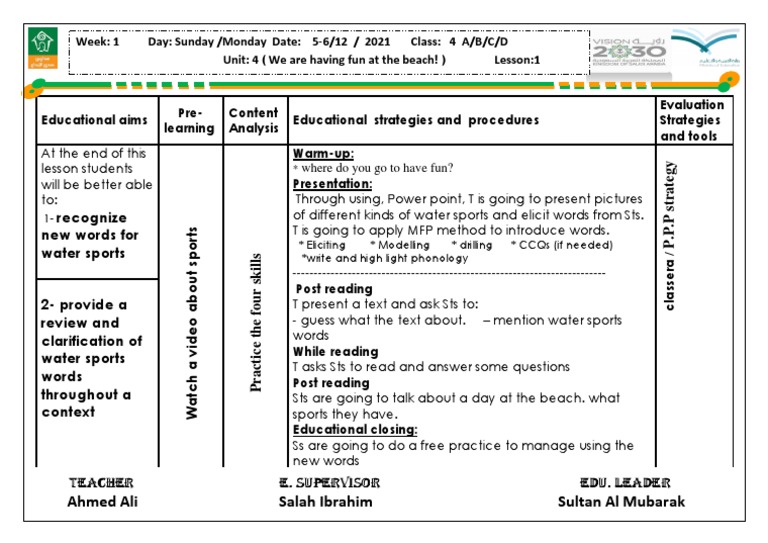 Unit 4 Lesson 1 Grade 4 | PDF | Learning | Cognition