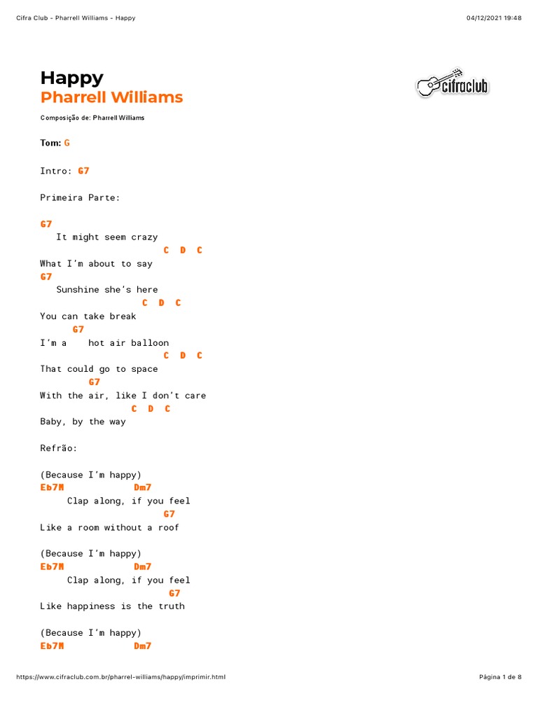 Pharrell Williams - Happy | PDF