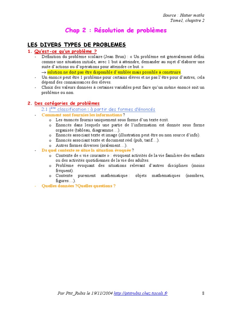 Problèmes mathématiques en 2e année | PDF | Mathématiques | Pédagogie