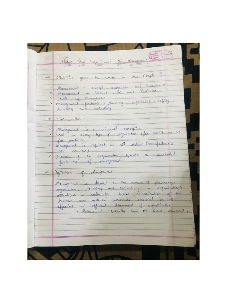 BST Chapter 1 and 2 Notes | PDF