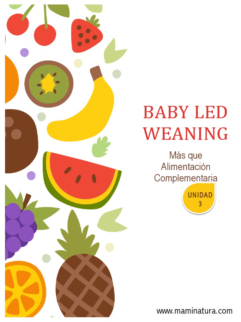 Curso BLW Imprimible - Unidad 3 | PDF | Alergia | Alimentos