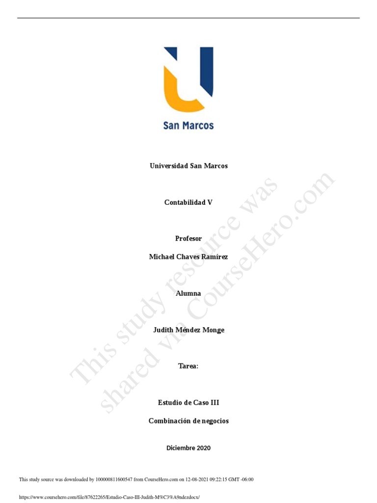 Estudio Caso III Judith M Ndez | PDF