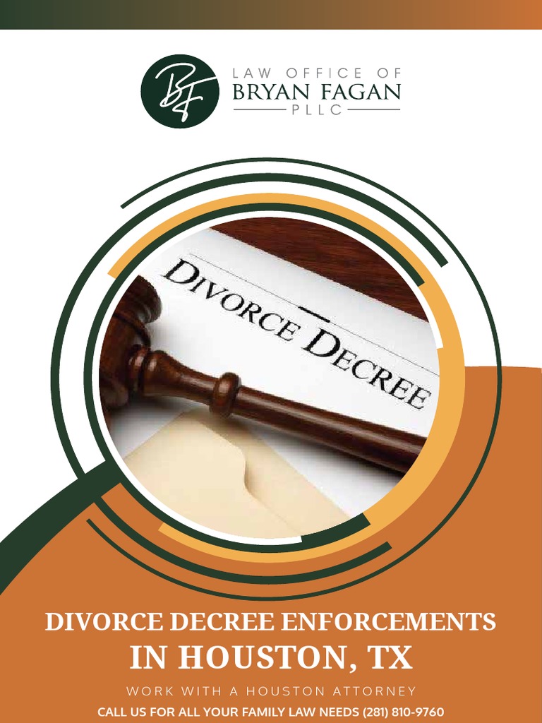 In Houston, TX: Divorce Decree Enforcements | PDF | Contempt Of Court ...