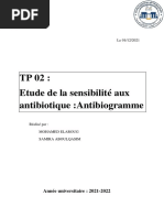 Antibiogramme | PDF | Maladies et troubles | Produits de la biotechnologie
