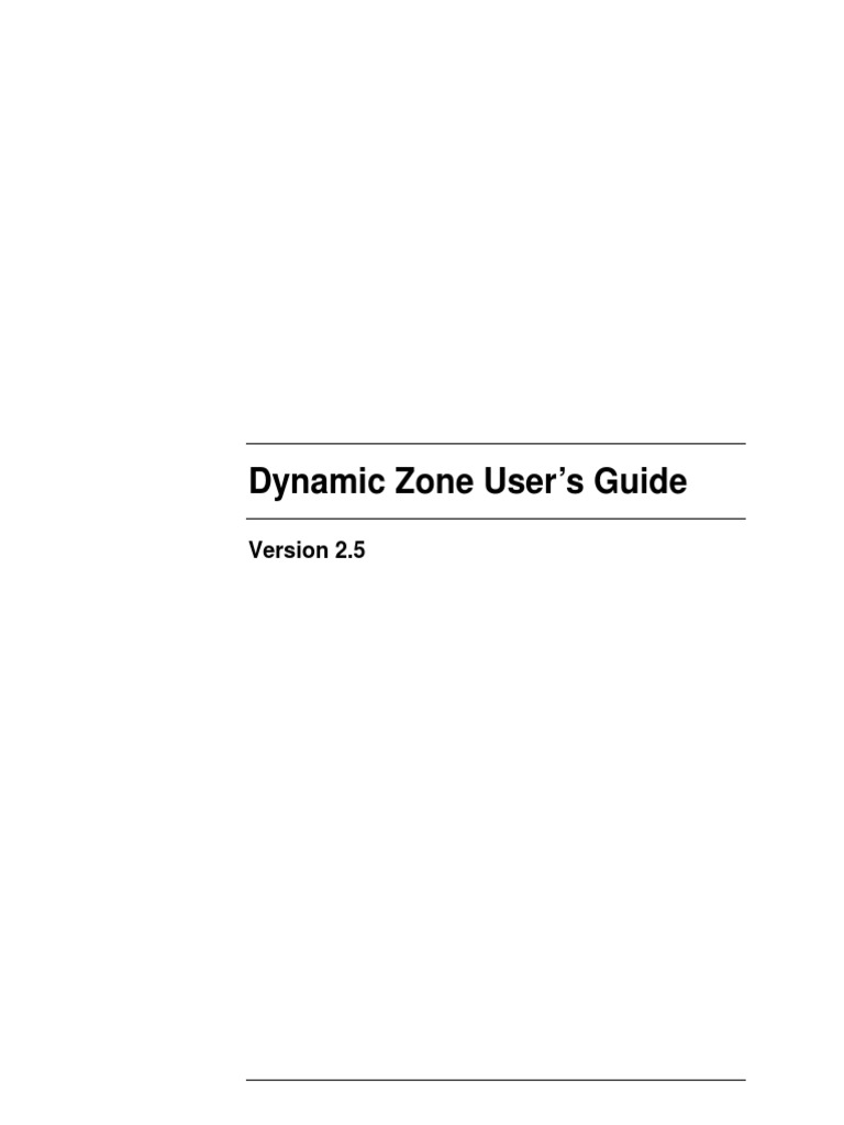 Dynamic Zones User Guide | PDF | Algorithmic Trading | License