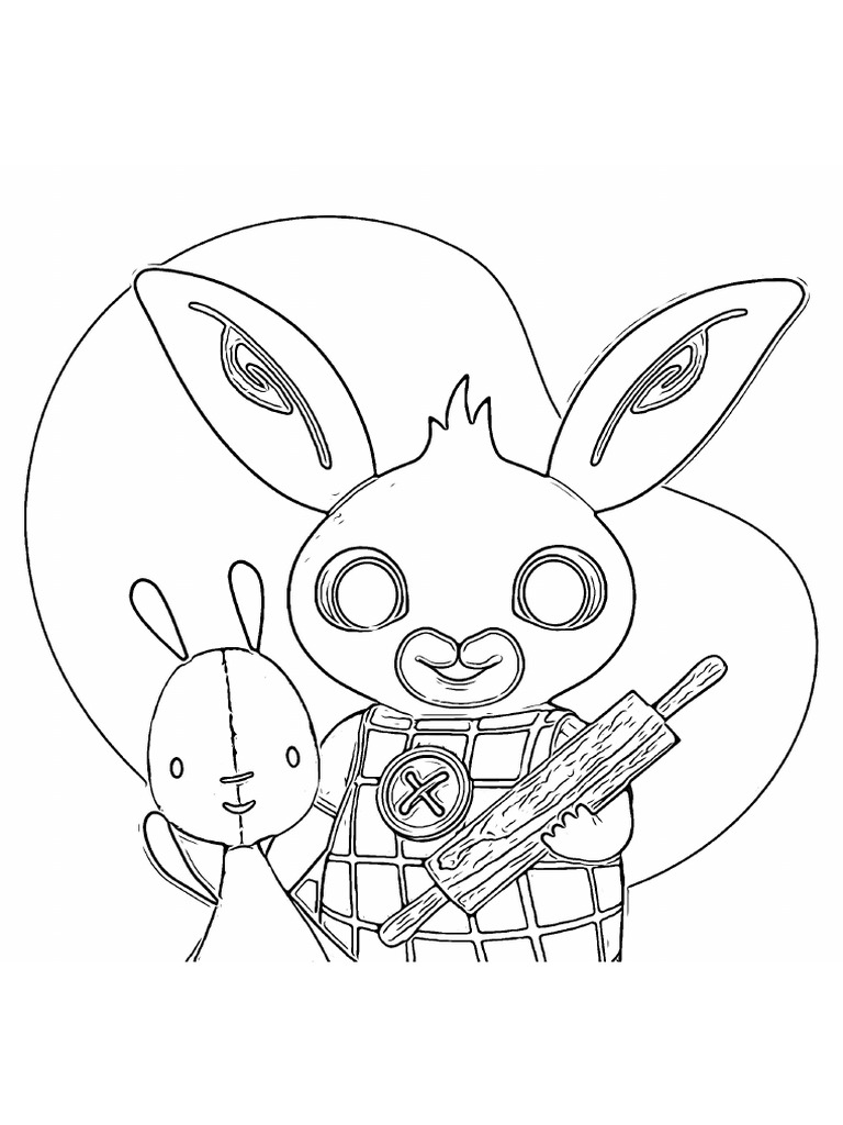 Bing Da Colorare Disegni Da Stampare | PDF