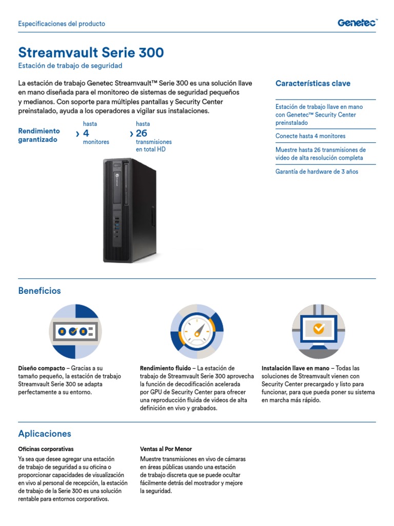Streamvault Serie 300 | PDF | Hardware de la computadora | Puesto de ...