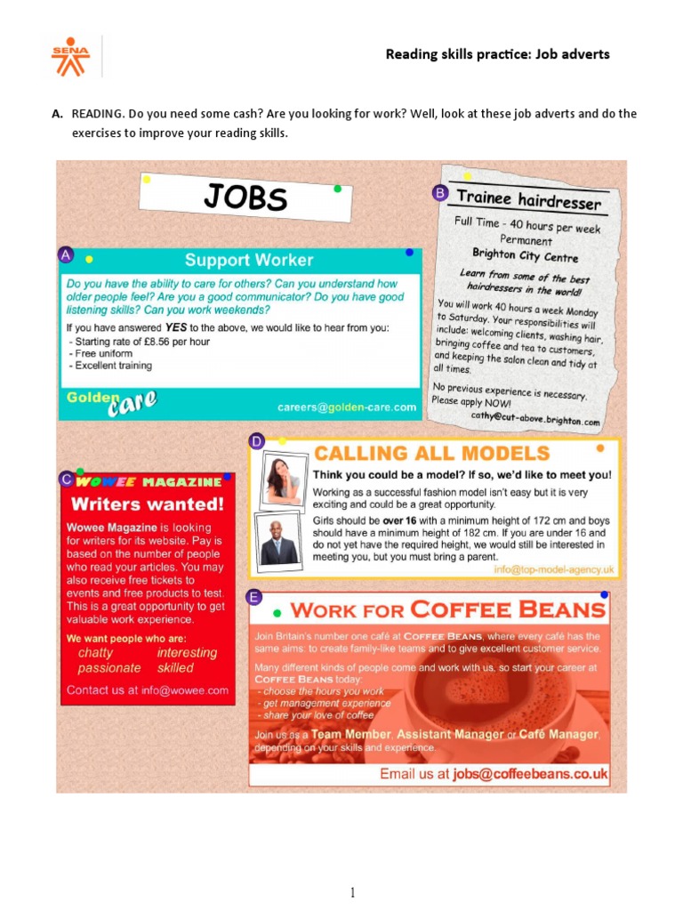 Evidence. Job Adverts | PDF | Cognition