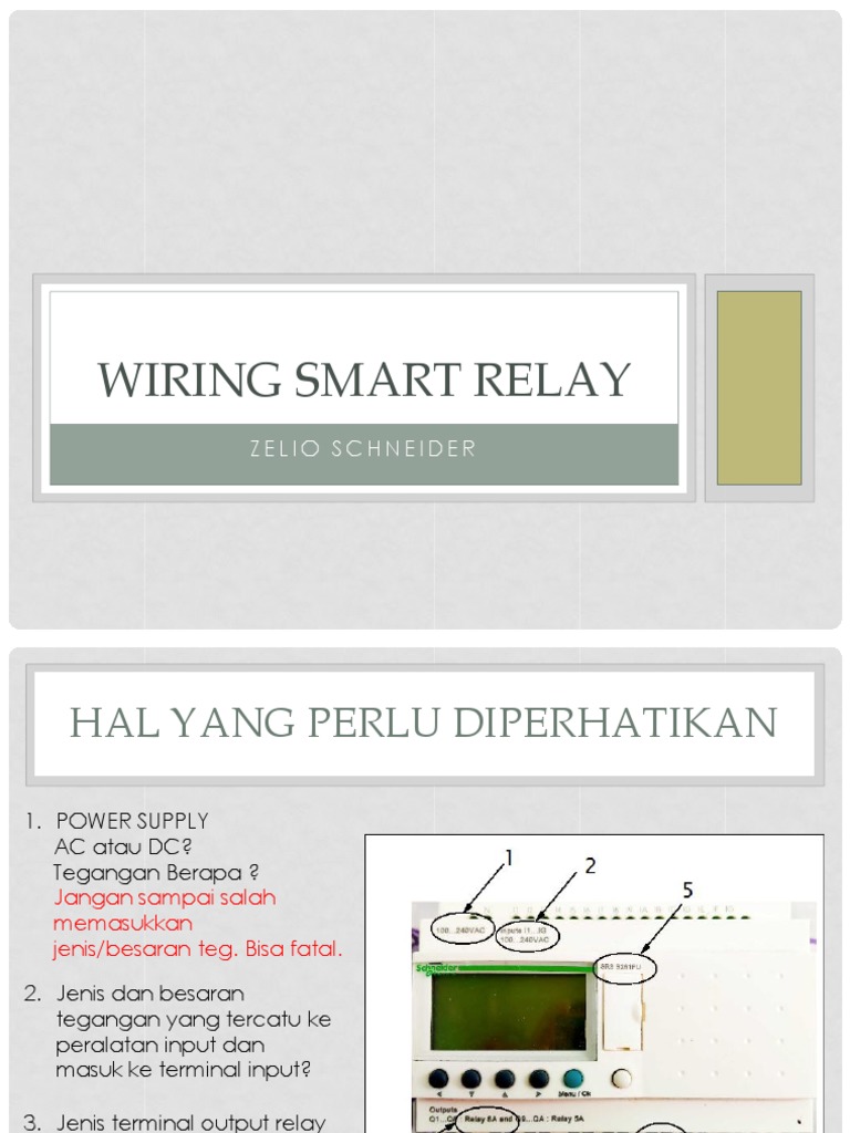 Wiring Smart Relay | PDF