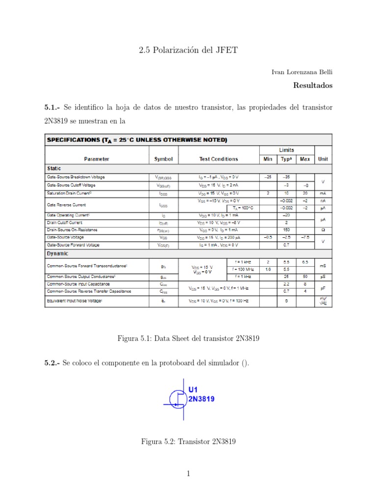 Ibf - 1009 Lorenzana Bi 2pd | PDF | Transistor | Electricidad