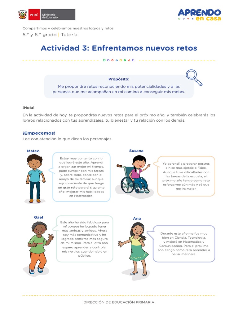 Retos y Logros en Tutoría Primaria | PDF
