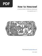 Hex Crawl Worksheet Template | PDF | Dungeons & Dragons | Leisure