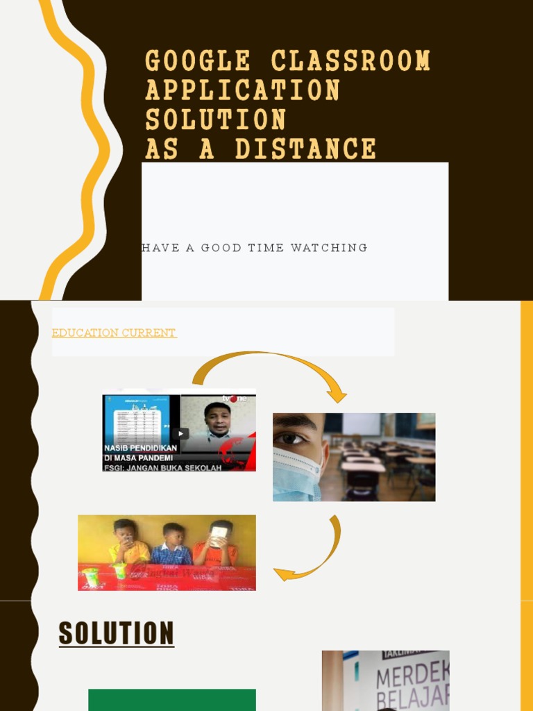 Google Classroom Application Solution | PDF