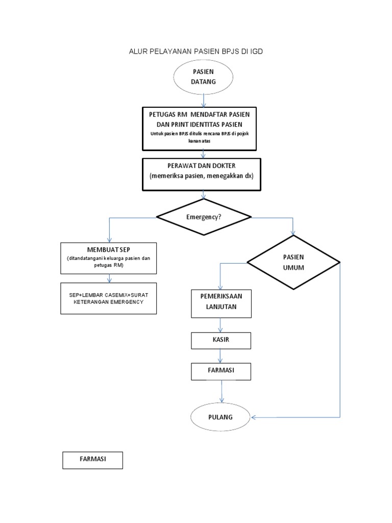Alur Pelayanan Pasien BPJS Di Igd | PDF