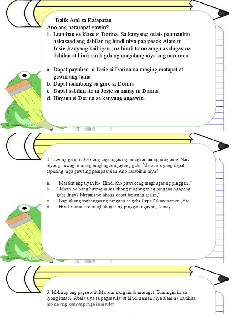 Esp Katapatan | PDF