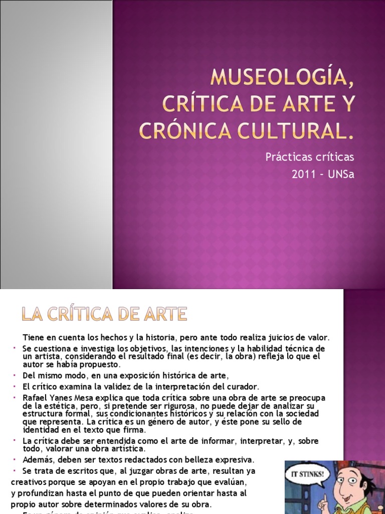 Museología, crítica de arte y reseña crítica | PDF | Museo | Lumbrera