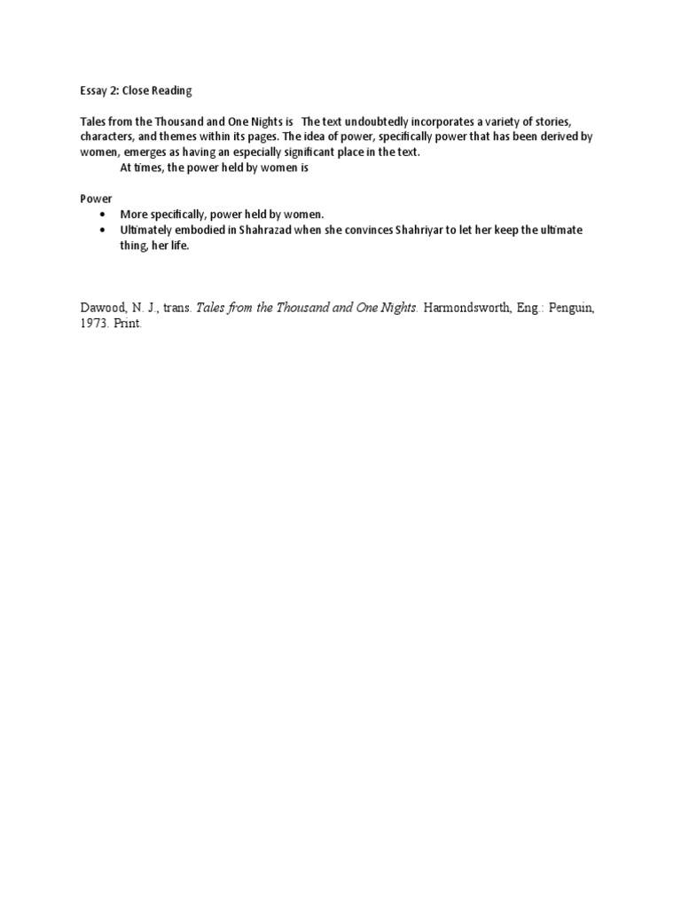 Close Reading | PDF