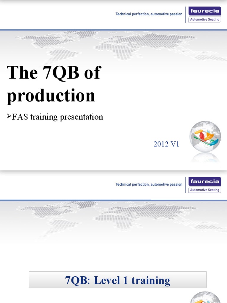 The 7QB of Production: FAS Training Presentation | PDF