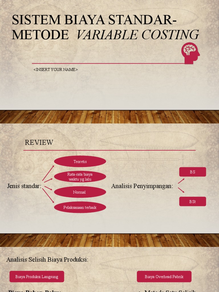 Sistem Biaya Standar-Metode Variable Costing | PDF | Teknologi & Rekayasa