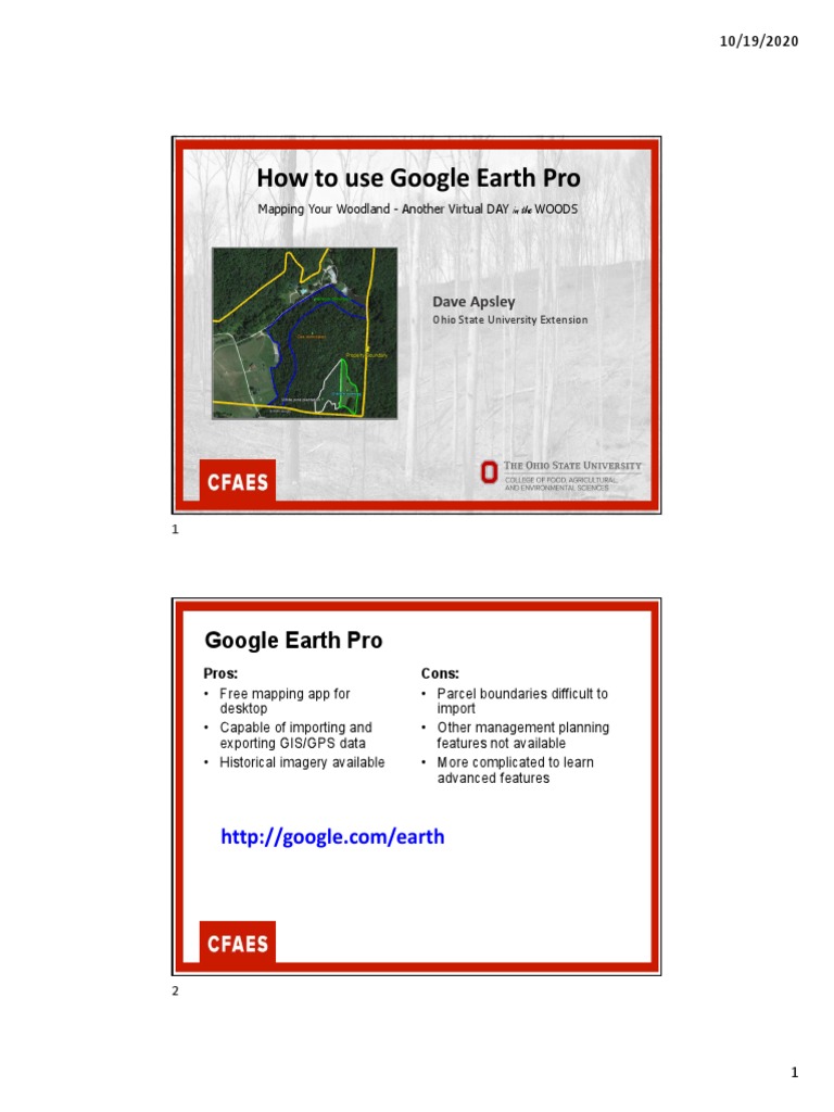 Mapping How To Use Google Earth Pro Powerpoint Slides | PDF | Icon ...