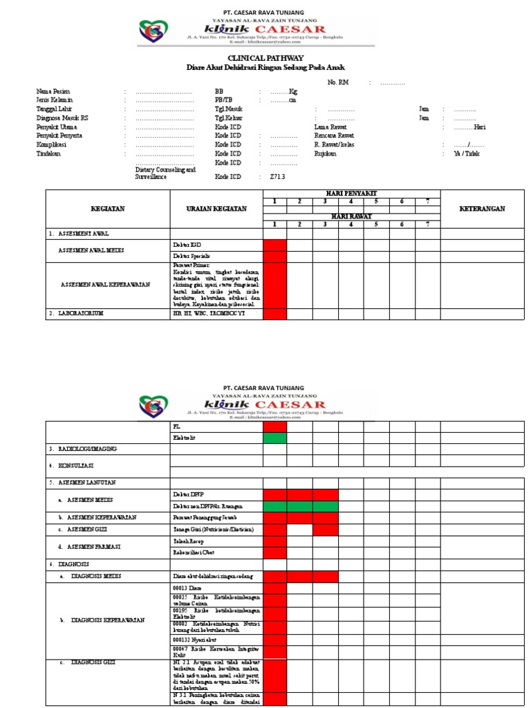 Clinical Pathway Diare-Akut | PDF