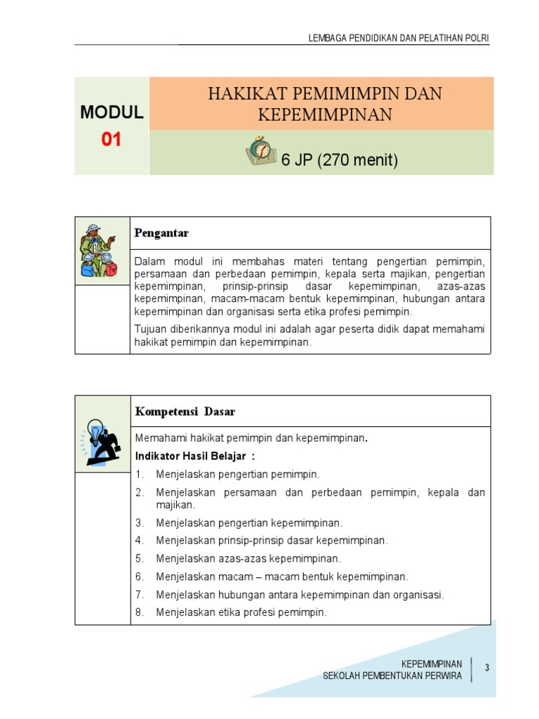 Modul 01 Hakikat Kepemimpinan | PDF
