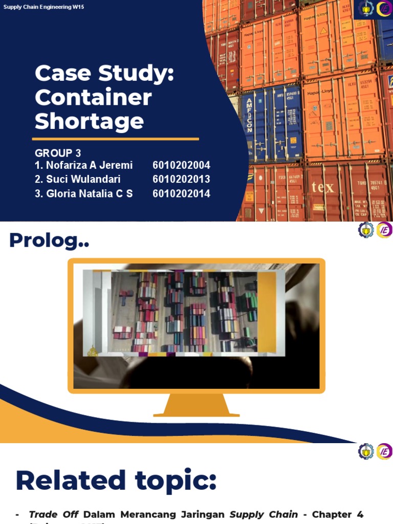 SCE - Case Study Container Shortage (G.3) | Download Free PDF ...