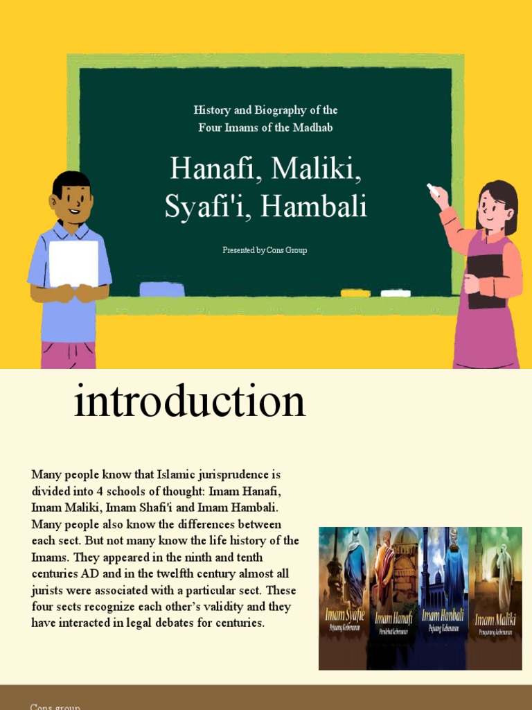 Hanafi, Maliki, Syafi'i, Hambali: History and Biography of The Four ...