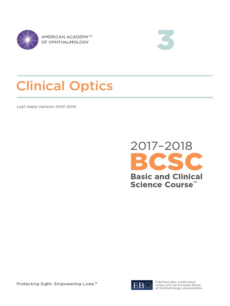 Clinical Optics: Basic and Clinical Science Course | PDF | Self ...