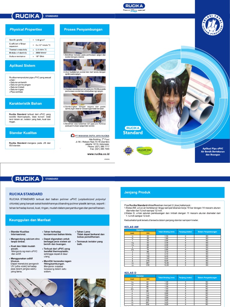 Leaflet-Rucika-Standard-Jan - (Type AW & D) 2018 | PDF