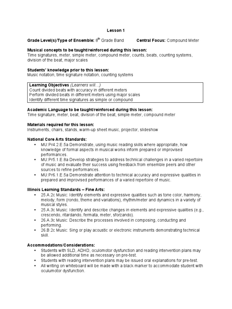 Lesson Plans | PDF | Rhythm | Musical Notation