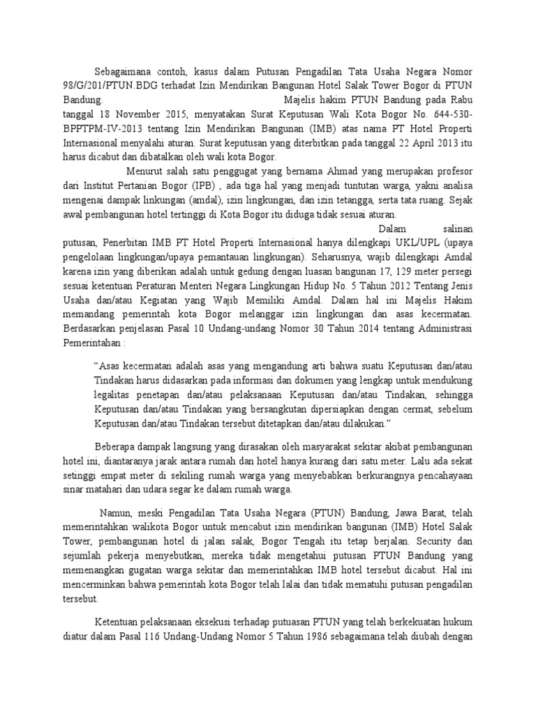 Contoh Sengketa | PDF