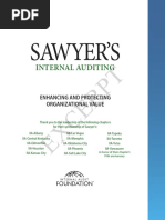 Sawyer's Internal Auditing, 7th Edition | PDF | Internal Audit ...