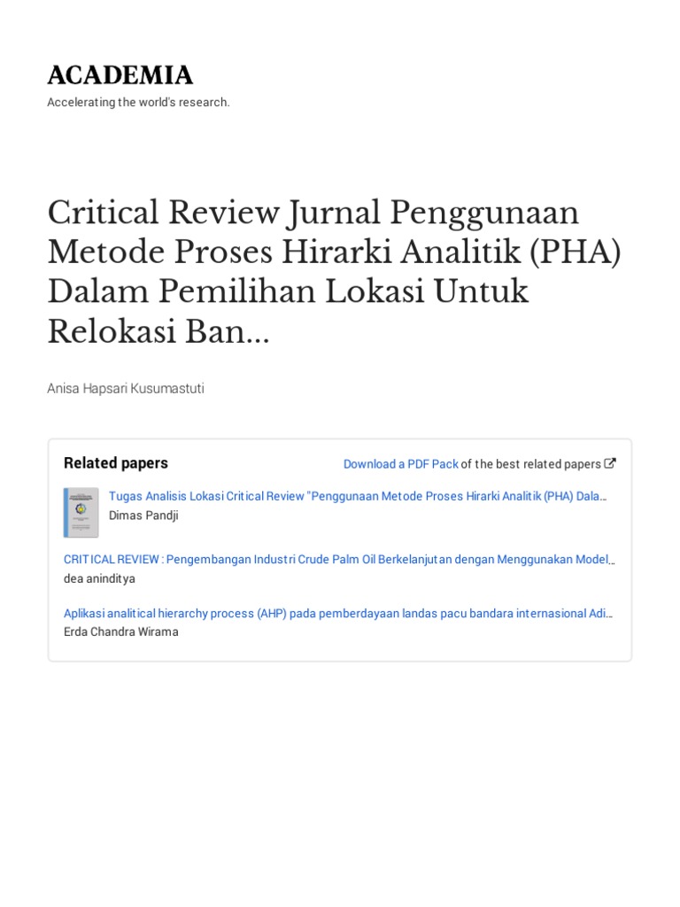 Contoh Riview Jurnal | PDF